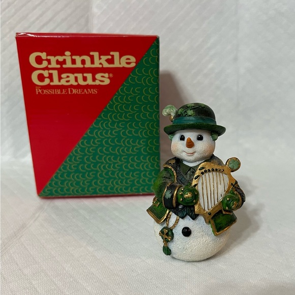 Possible Dreams | Holiday | Crinkle Claus 20 Christmas Irish Snowman W ...